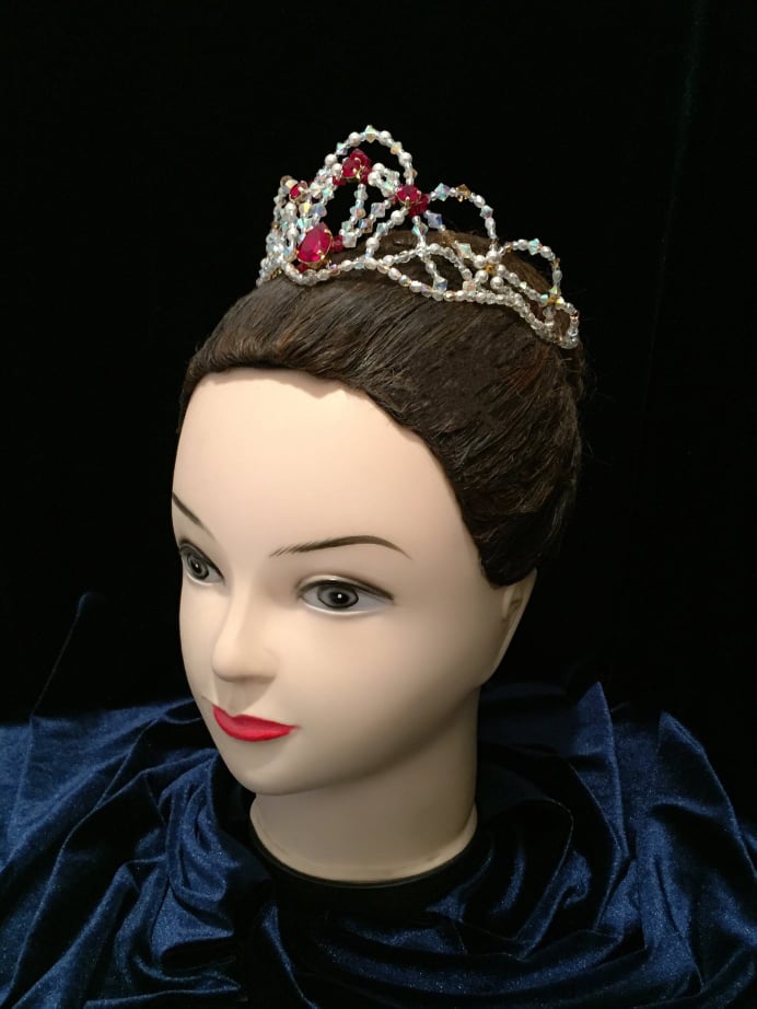Red Ruby Headpiece | Dancewear by Patricia